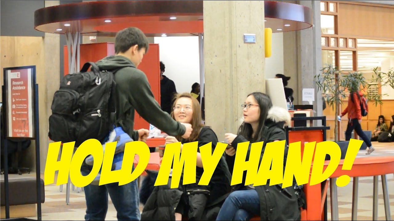 Awkwardly Holding Hands With Strangers - YouTube