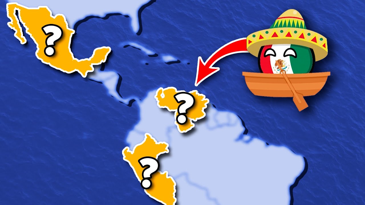 Where is Countryball's Territory on The Map? | Countryball Quiz - YouTube