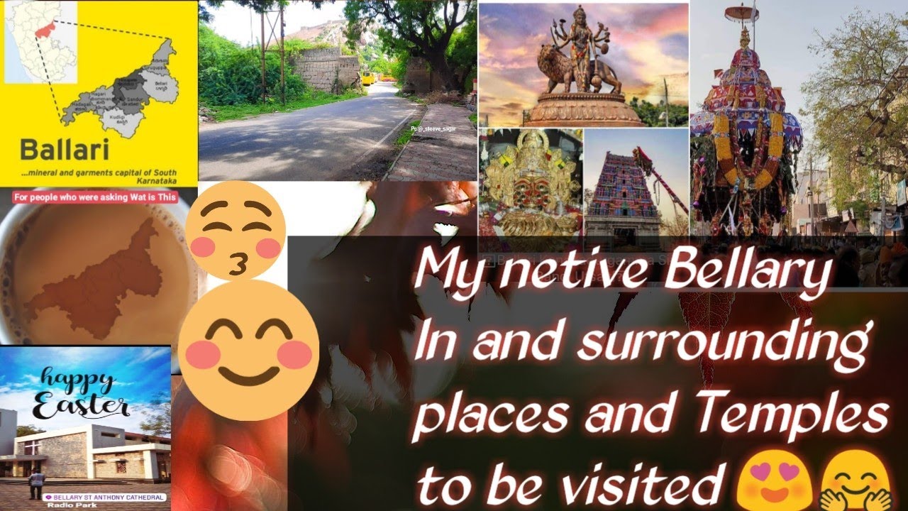 My netive Bellary || Temples and Places to be visited || In and ...