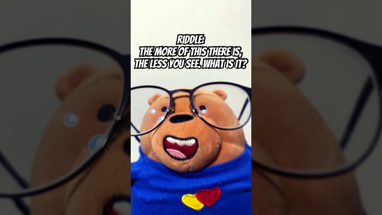 Grizzly Bear w/ a Riddle! Answer in the comments! #kids #fun #explore # ...