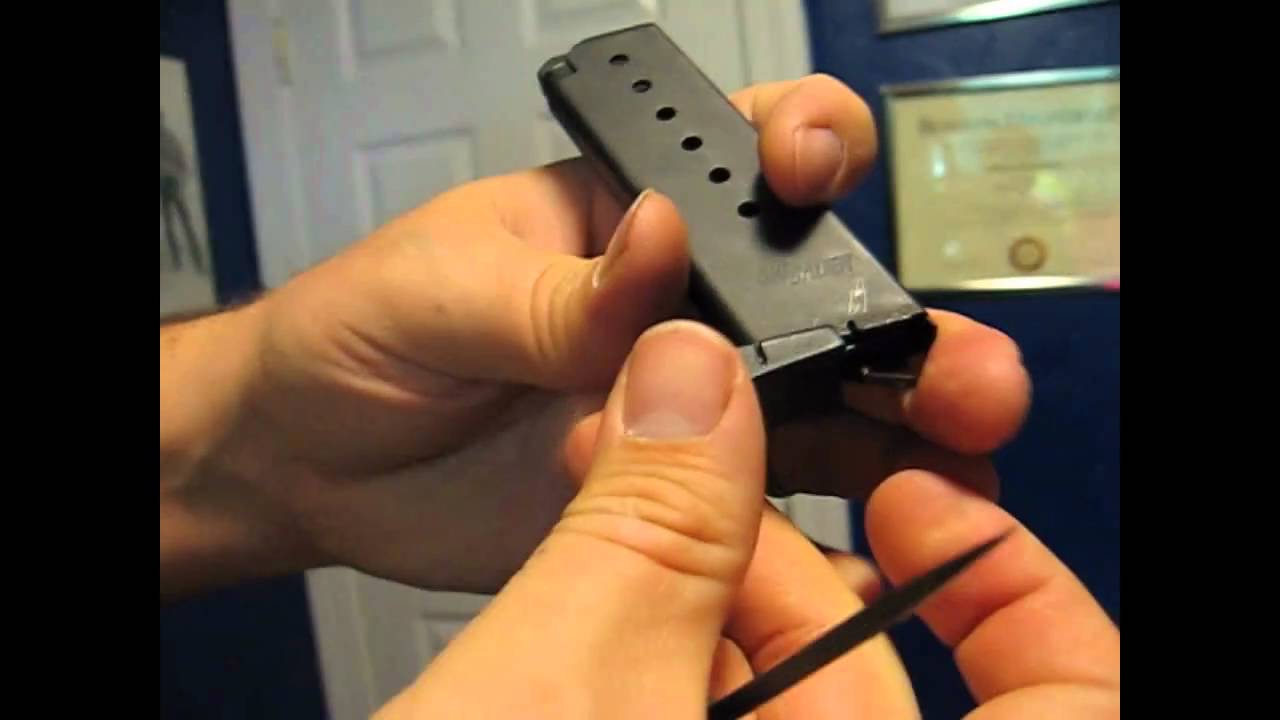 SIG P230 P232 magazine disassembly - YouTube