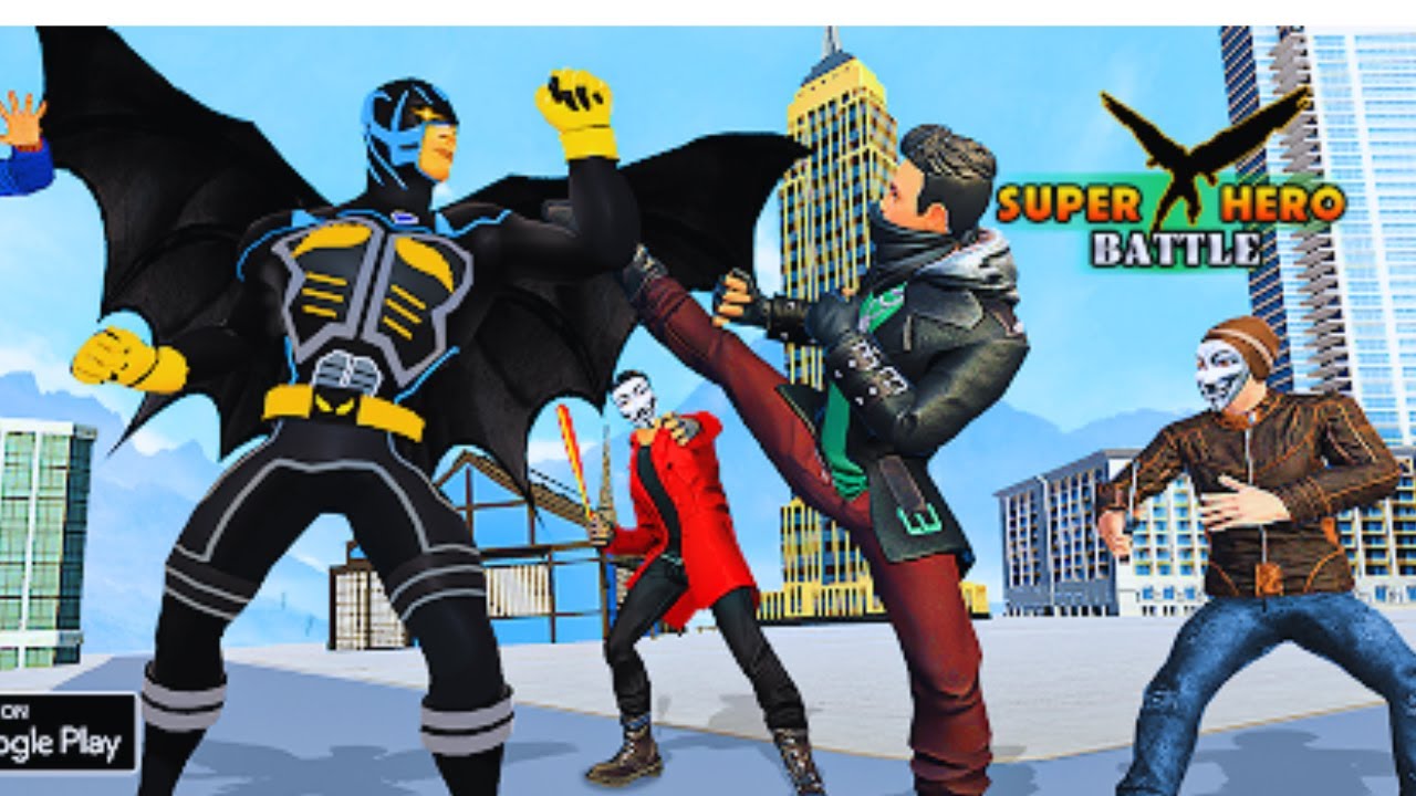 Hero Bat Robot Bike Games - YouTube