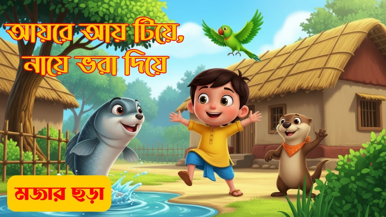 আয়রে আয় টিয়ে 🐦 | মজার বাংলা ছড়া | Kids Dance Rhyme | Bengali ...