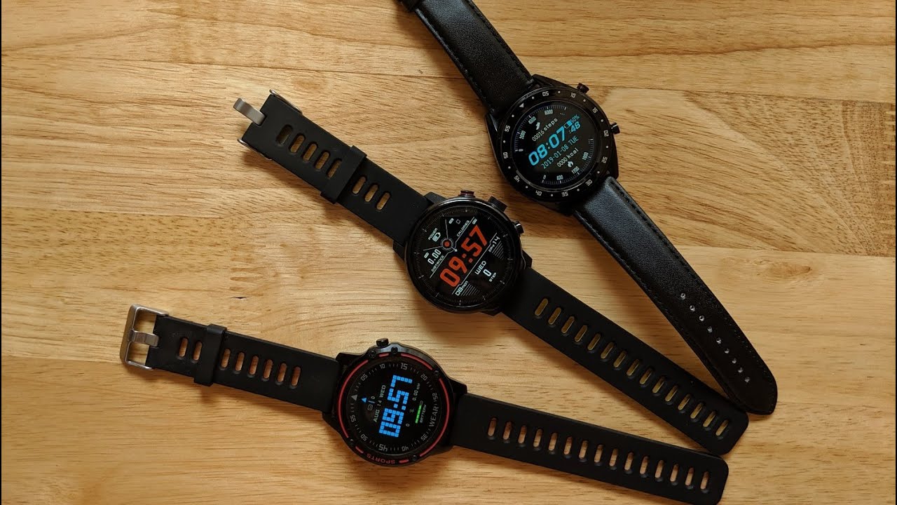 So sánh smartwatch Microwear L5, L7, L8 - Thiết kế, tính năng - YouTube