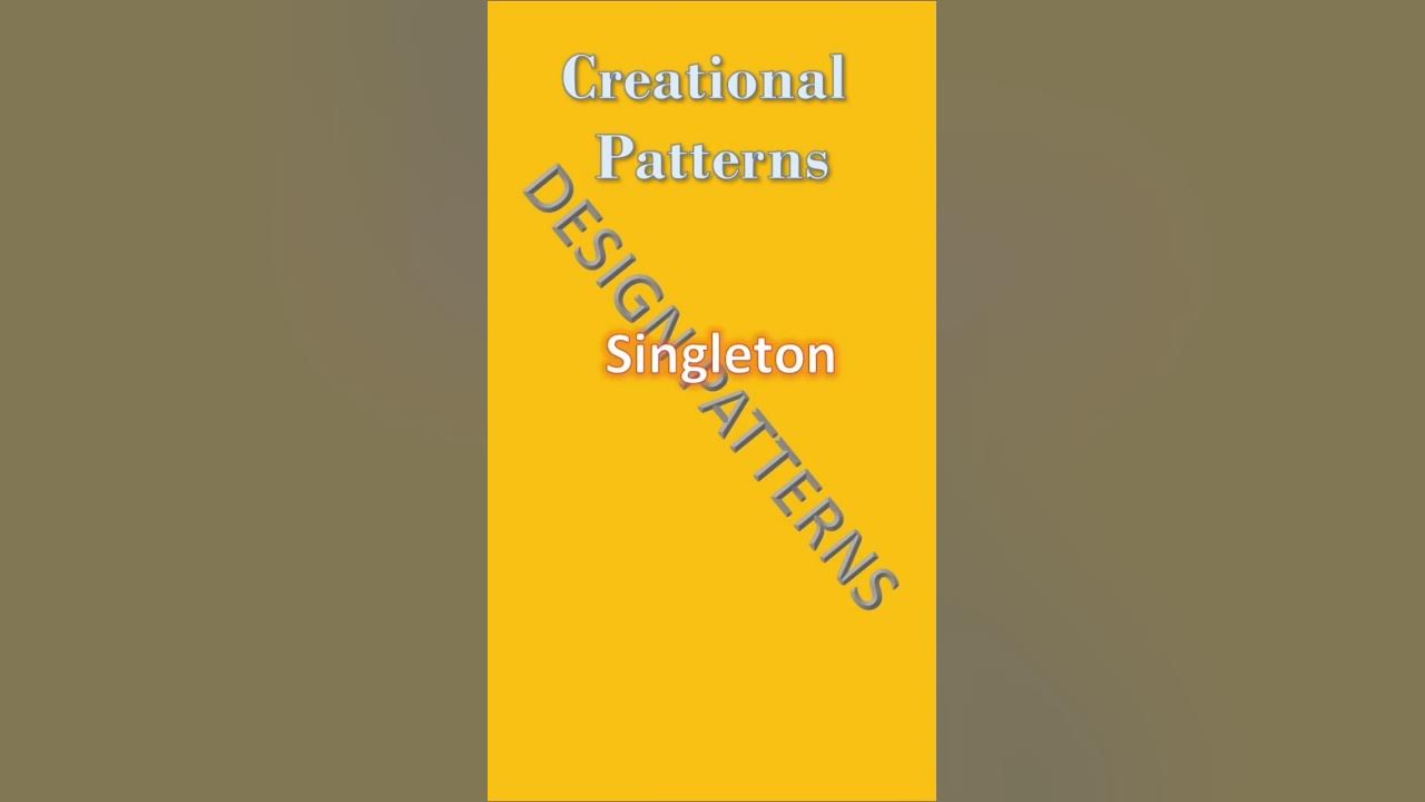 singleton pattern || creational patterns || design patterns || c# - YouTube