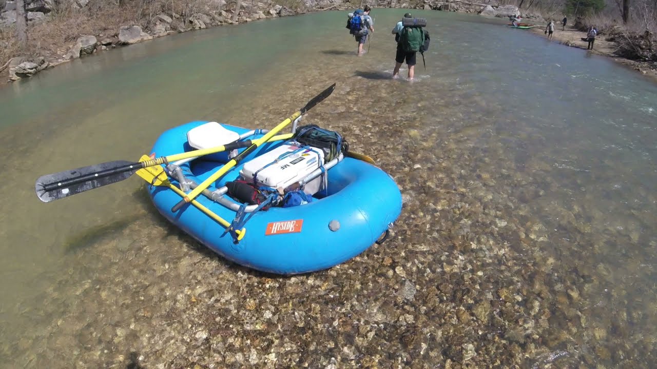 Buffalo River Raft Trip 3-20-21 - YouTube