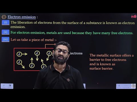 ELECTRON EMISSION, WORK FUNCTION & ITS TYPES | DAY - 2 | 12-EM | Neeraj ...