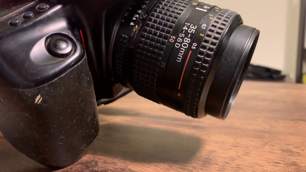 Nikon N50 with 35-80 f4-5.6 D lens - YouTube