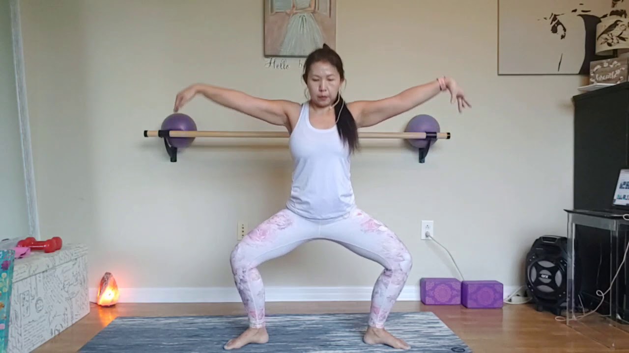 35 Min Sleek Total Body Ballet Bootcamp (Barre without a Barre!) - YouTube