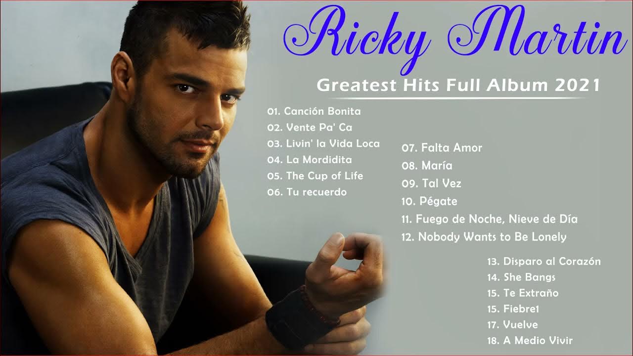 Ricky martin - La mejor canción de ricky martin - Greatest Hits Full ...
