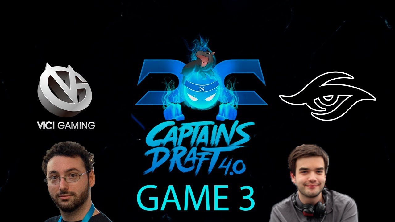 Captains Draft 4.0 - Vici Gaming vs. Secret Game 3 - YouTube