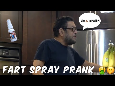 Fart Spray Prank on Spanish Uncle ( HILARIOUS) !!! - YouTube