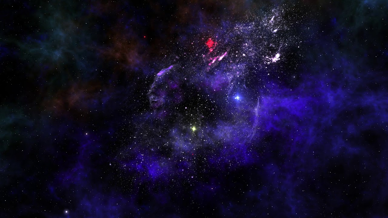 Cosmos - Blue Nebula - Moving Background - YouTube