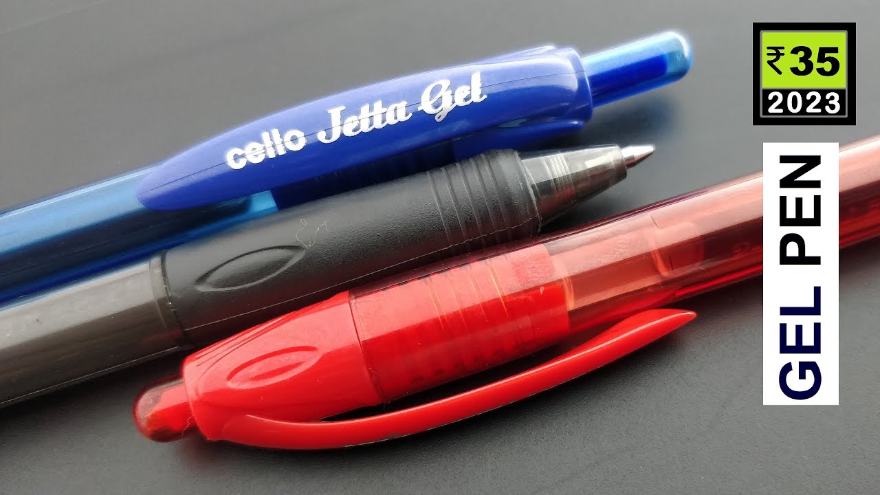 Cello Jetta Gel an INR 35 Gel Pen - 557 - YouTube