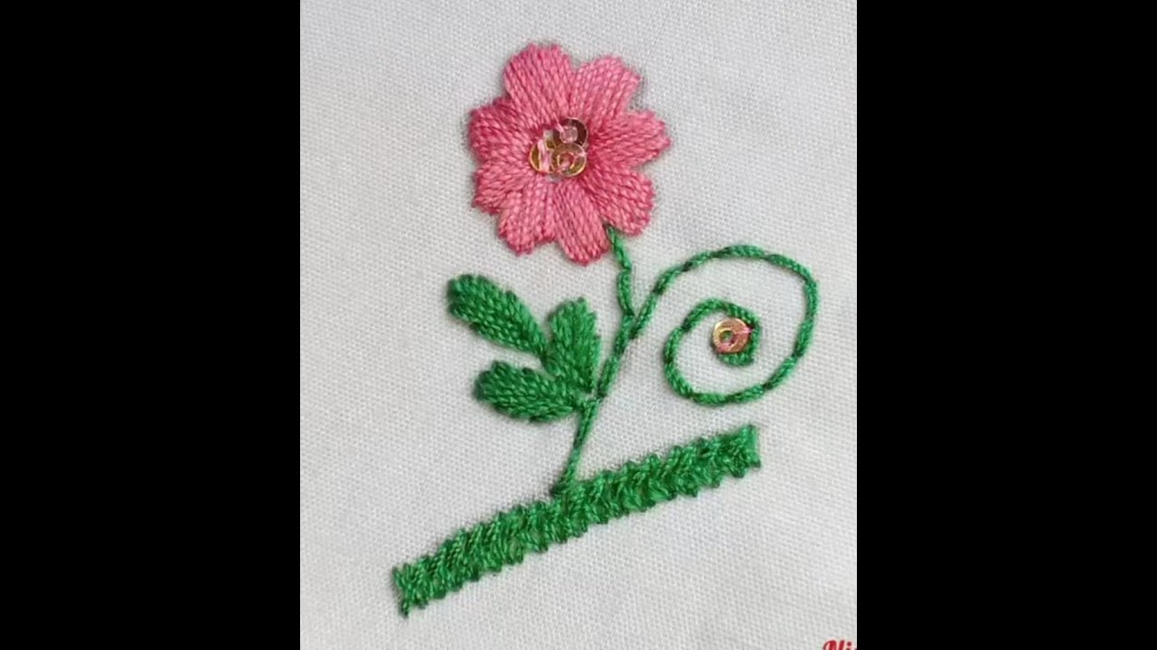 New creative modern Easy work for beginners, beautiful flower stitch # ...