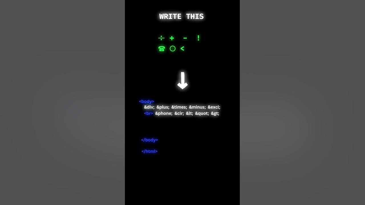 Html Entities Uses By Developers Python Css Webdesign Programming Css Coding Javascript 6658