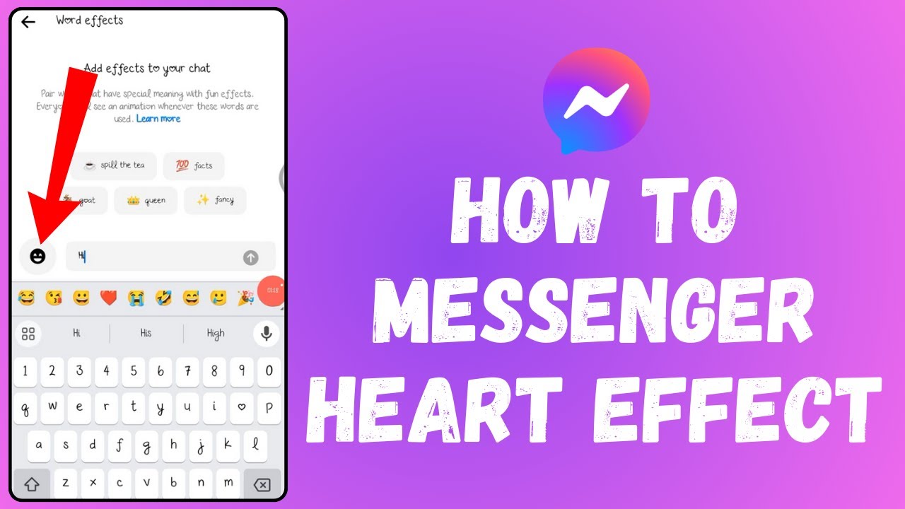 How to Do Messenger Heart Effect (2024) | Messenger Tutorial - YouTube