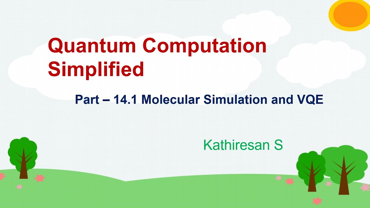 Molecular modeling using VQE - YouTube