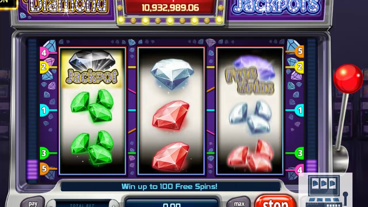 diamonds classic slot machine sound - soundtrack by slotsound.com - YouTube