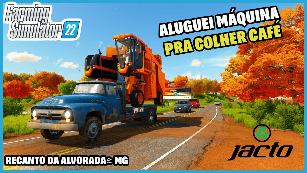 FS22 | MÁQUINA PRA COLHER CAFÉ | Farming Simulator 22 - YouTube