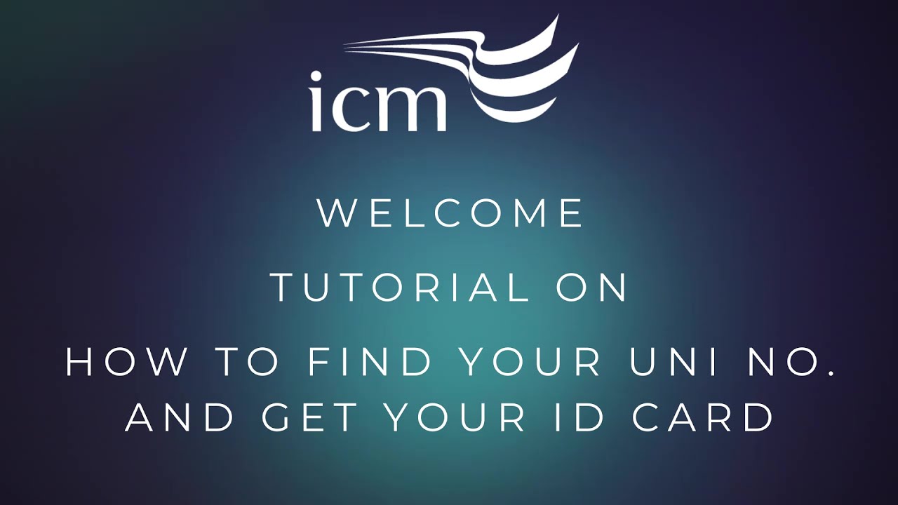 How To Find Your Uni No - YouTube
