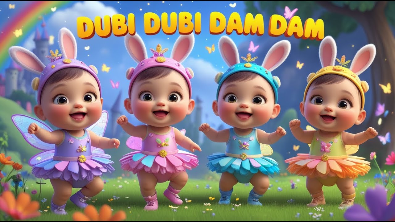 Dubi Dubi Dam Dam Dance 💃🍼 | Funny Baby Song | Kids Dance Rhyme | # ...