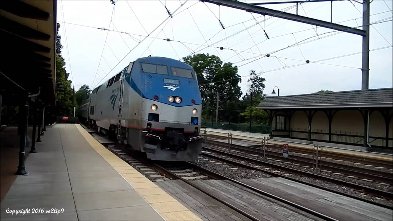 AMTRAK P42 #86 on Pennsylvanian Train #42 to Philadelphia 7/3/16 - YouTube