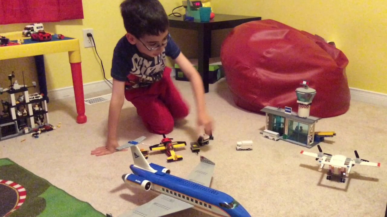 Andrew's Lego Take offs and Landings - YouTube