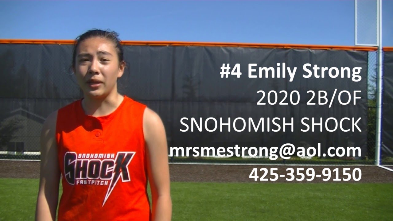 Emily Strong Softball Skills Video - YouTube