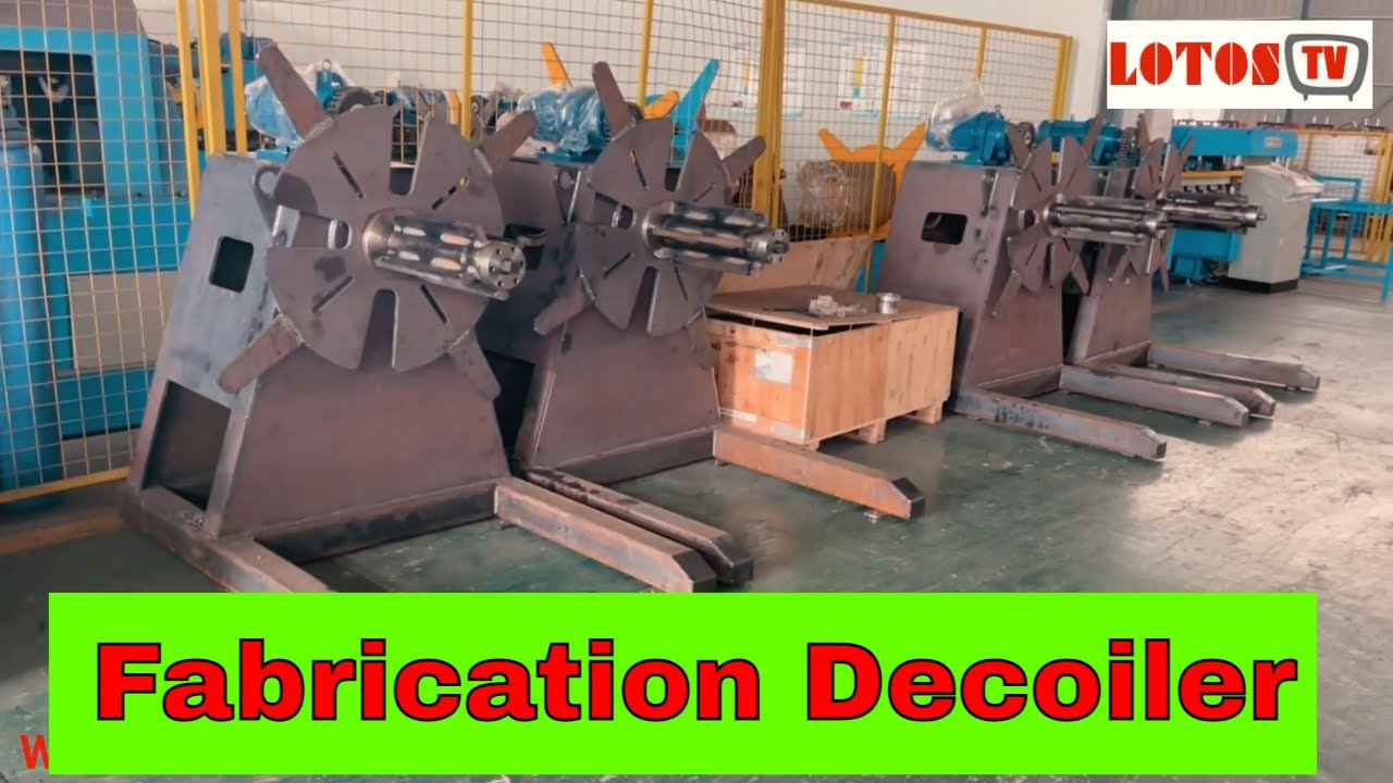 fabrication decoiler | design of decoiler mechanism | coiler system ...
