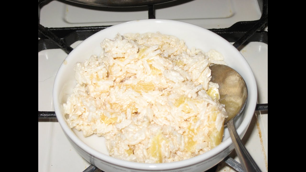 WHITE RICE PUDDING like my momma made it when I was a kid - using ...