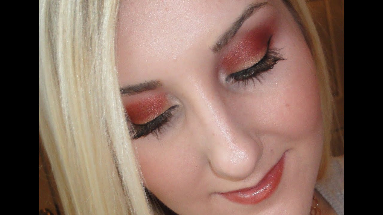 Fiery Copper & Gold Makeup Tutorial for Fall - YouTube