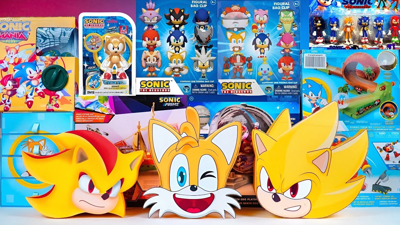Unboxing Sonic The Hedgehog 3 Mystery Boxes | Satisfying ASMR Toys ...