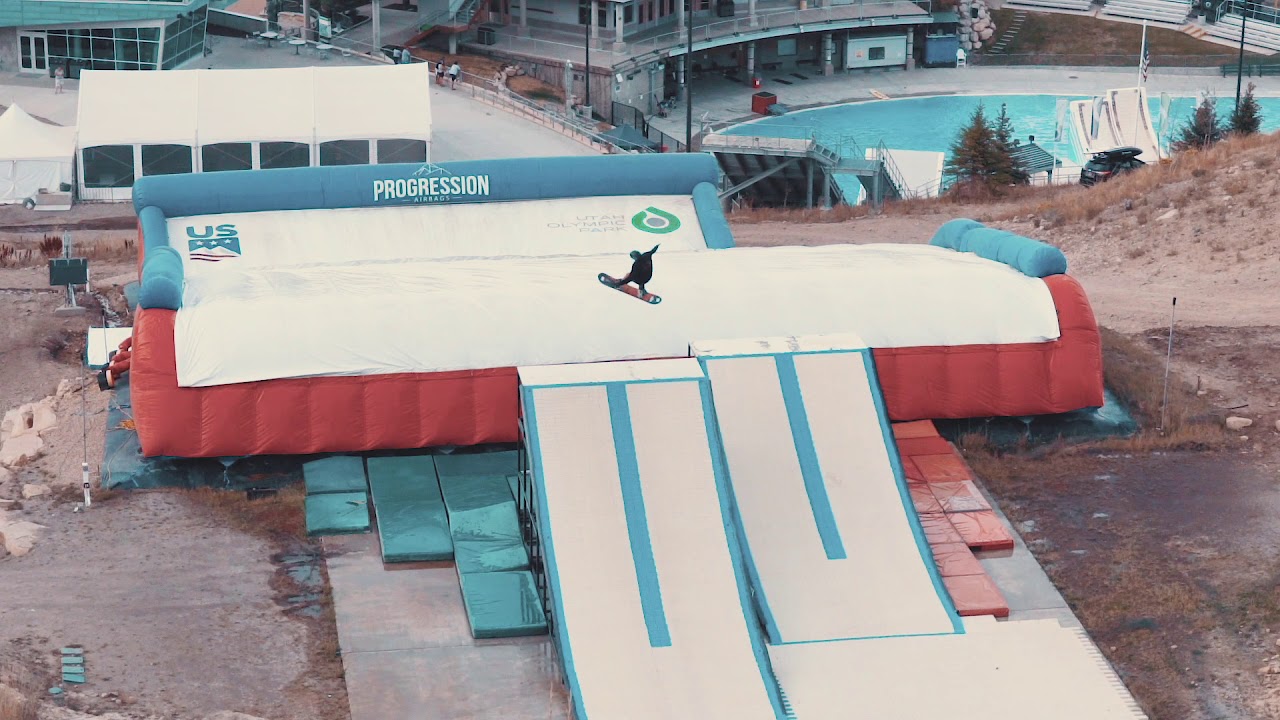 AIR BAG JUMP at Utah Olympic Park - YouTube