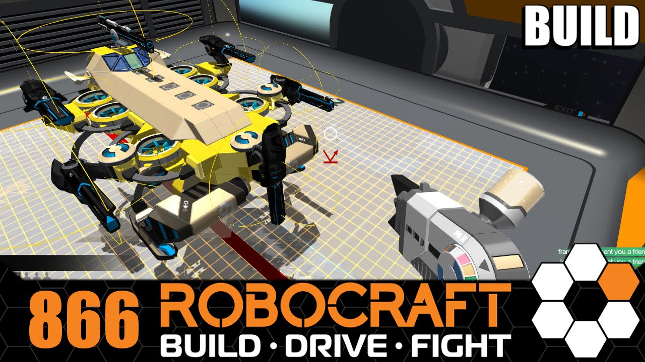 Robocraft 'Mira' Hover SMG Rail Let's Build - YouTube