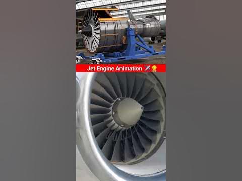 Jet engine animation video ️👷‍♂️ #engineering #mechanical #animation # ...