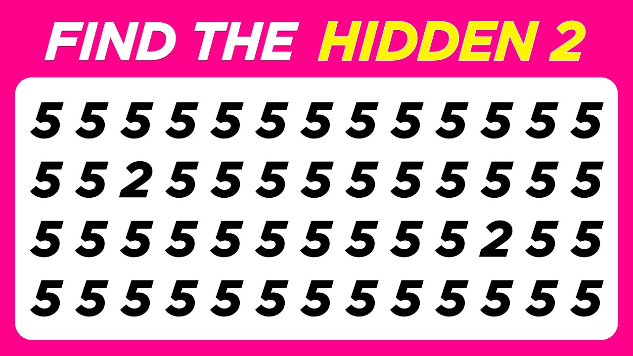 Find The Hidden: Letters, Numbers and Words in These 20 Puzzles! Find ...