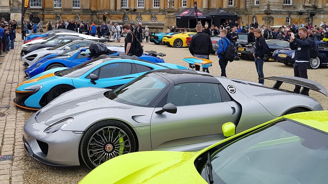 Super Cars at Blenheim Palace 2017 - YouTube