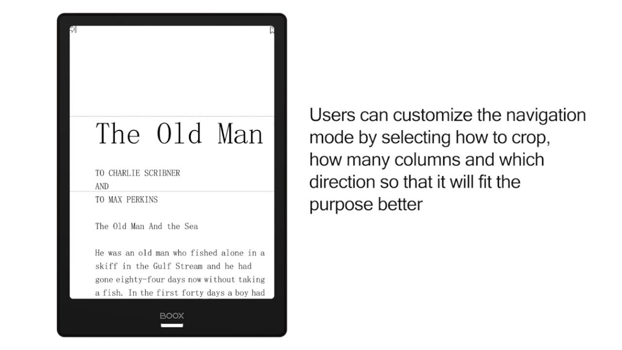 BOOX Read books in Article Mode - YouTube