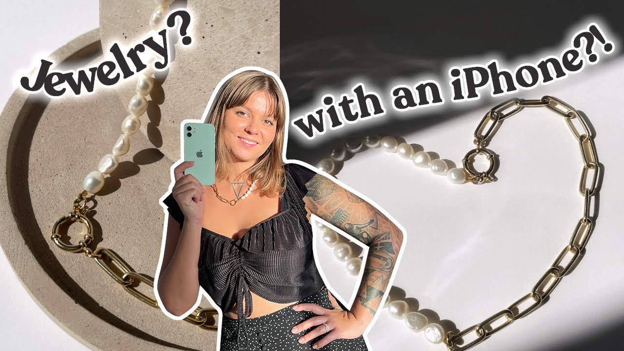Jewelry Product Photography with an iPhone at Home - YouTube