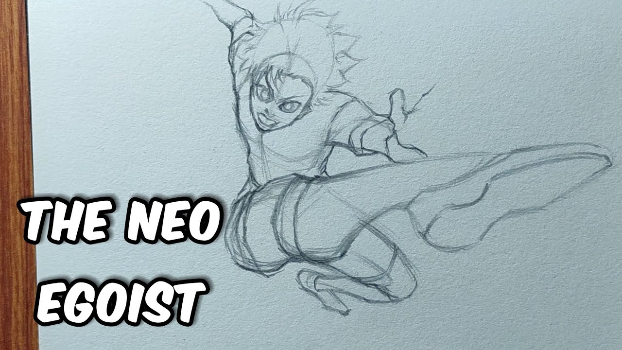 How to draw Isagi yoichi from blue lock chapter 293 using anatomy - YouTube