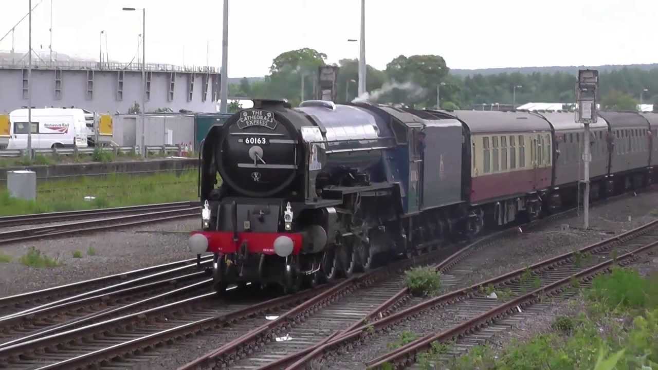 A1 60163 Tornado Steam Train Arrives Into Inverness - YouTube
