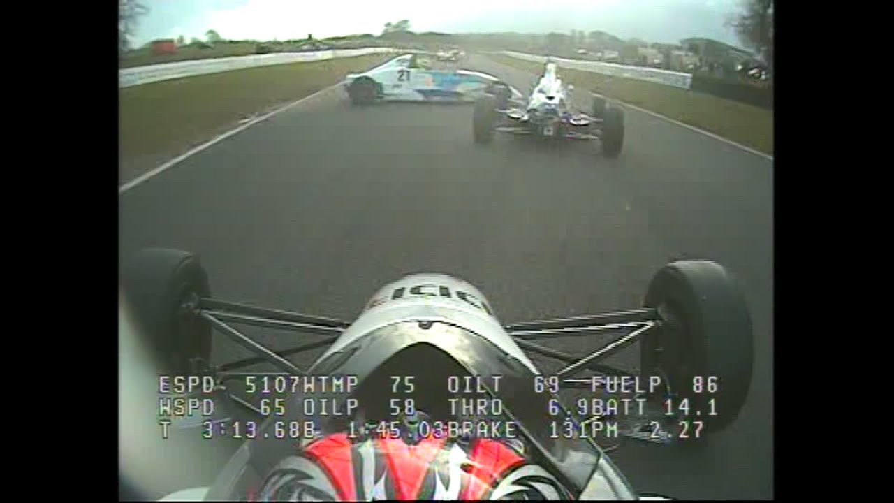 MSA Formula Ford 3.4.10 Oulton Park Race 1 Dan de Zille onboard by ...
