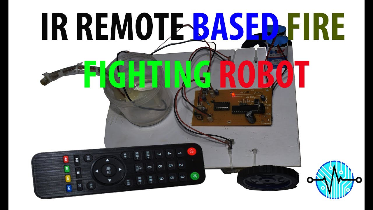 IR Remote based fire fighting robot school science project ! Award ...
