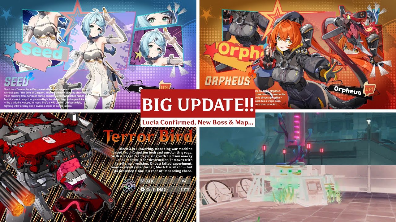 NEW UPDATE!! Lucia CONFIRMED + Orpheus And Seed Kits Buff Info, New ...