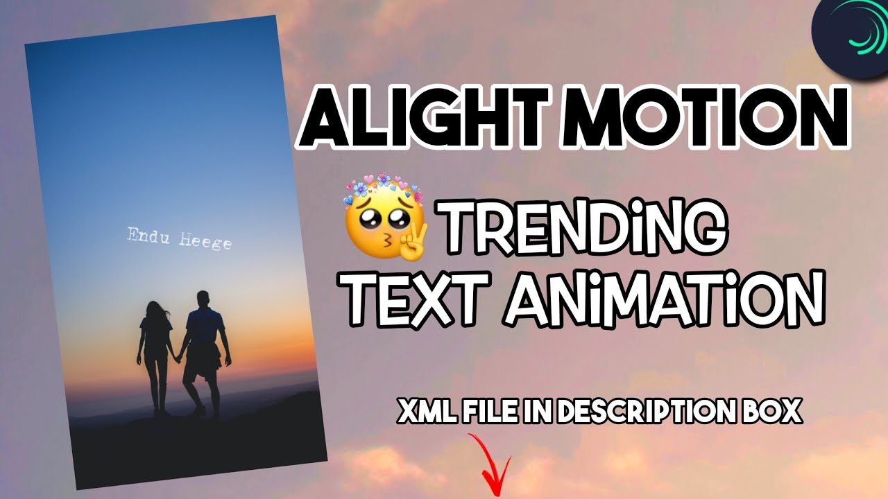 Trending Text Animation In Alight Motion🥺💔🥀 || MH Studio17🖤 - YouTube