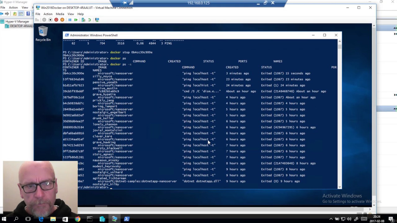 Containers i Windows Server 2016 - YouTube