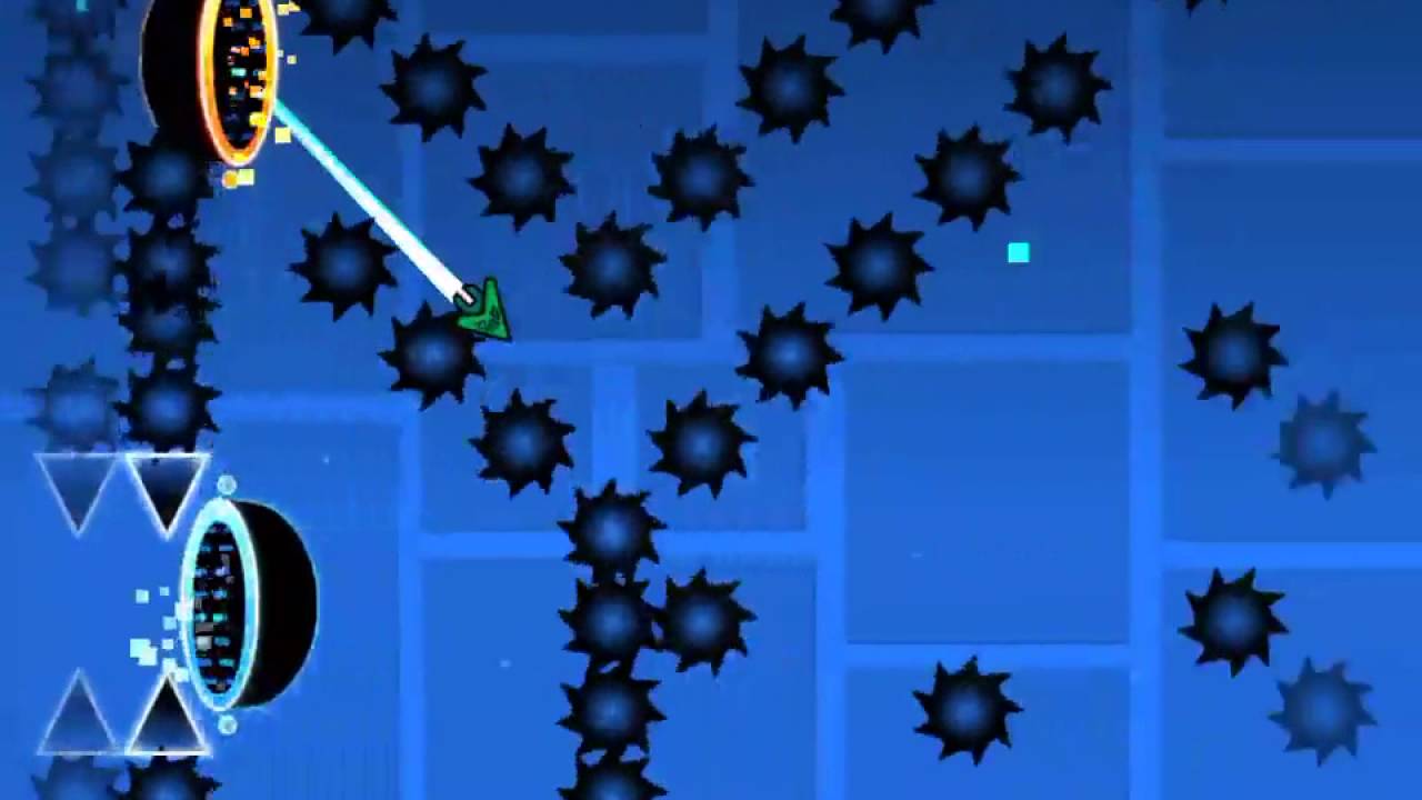 Geomerty dash wave skills 3 v2 - YouTube