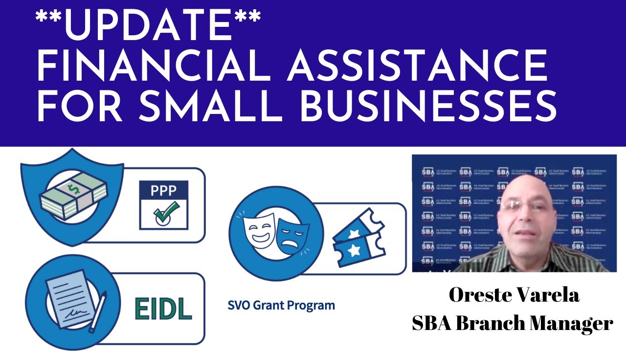Financial Assistance for Small Businesses | SBA Programs | PPP | EIDL ...