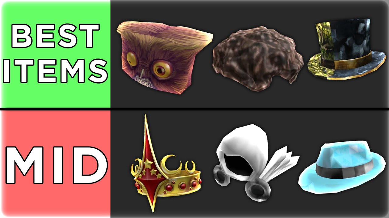 🔴 RANKING EVERY SINGLE RARE ROBLOX LIMITED! - YouTube
